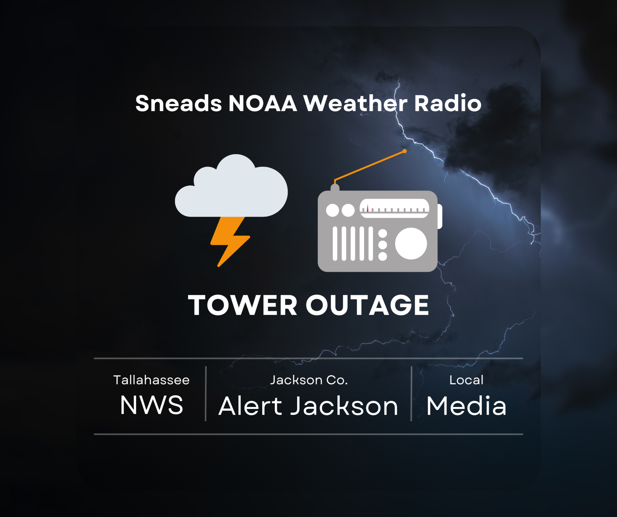 Public Notice: NOAA Weather Radio Tower - Jackson County, Florida