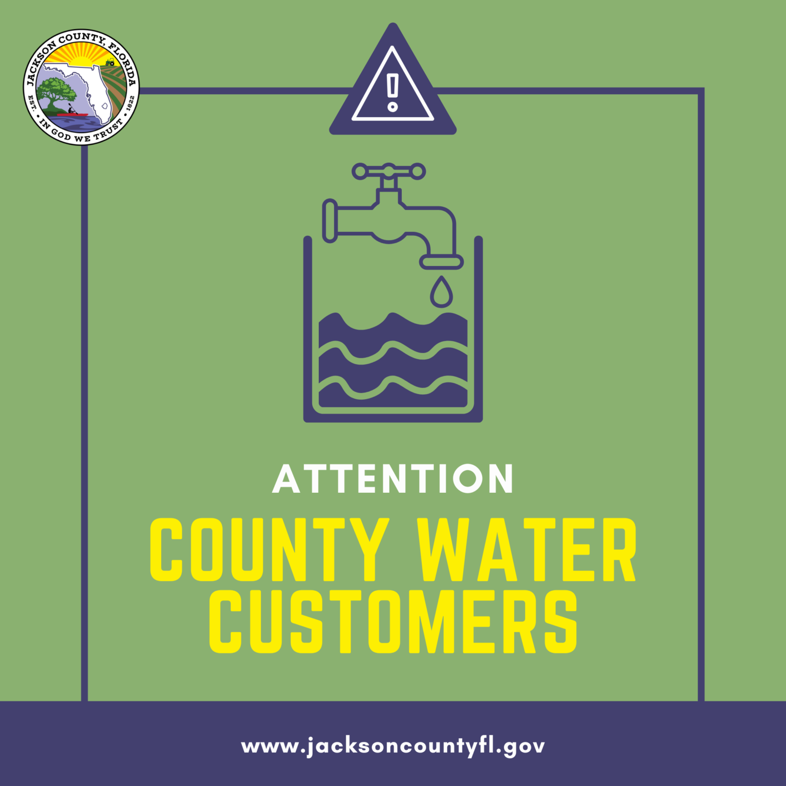 Notice to County Water Customers 12/11/24 - Jackson County, Florida